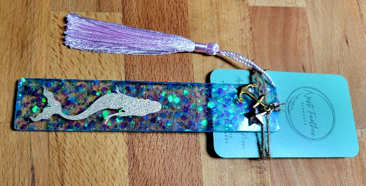 Mermaid Bookmark - Nest Feather Elements