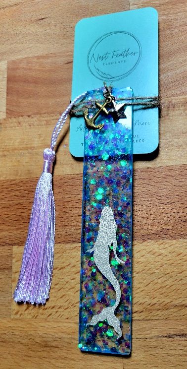 Mermaid Bookmark - Nest Feather Elements