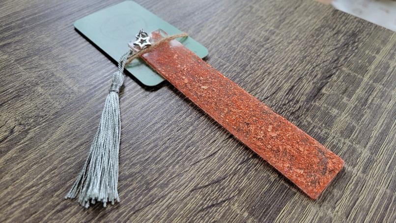 Rose Gold Foil Bookmark - Nest Feather Elements